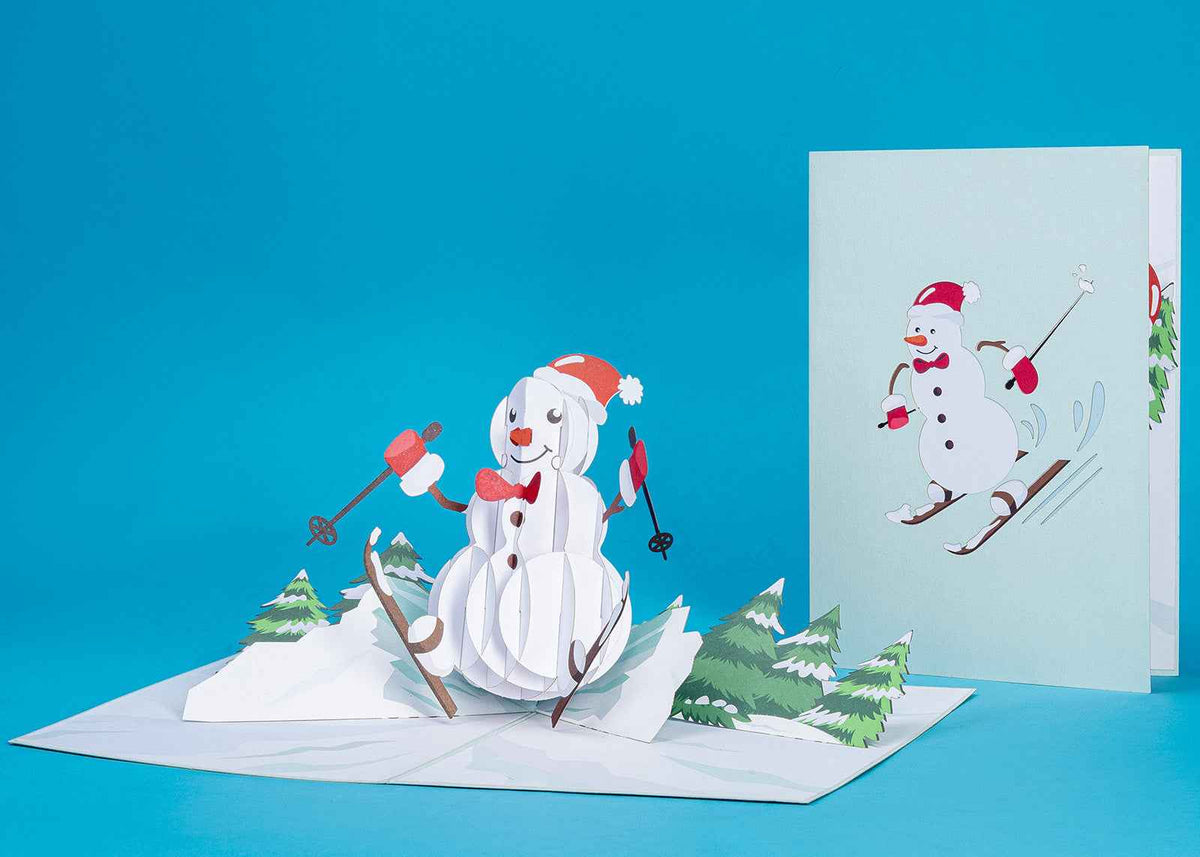Snowman Pop Up Christmas Card – Paper Love