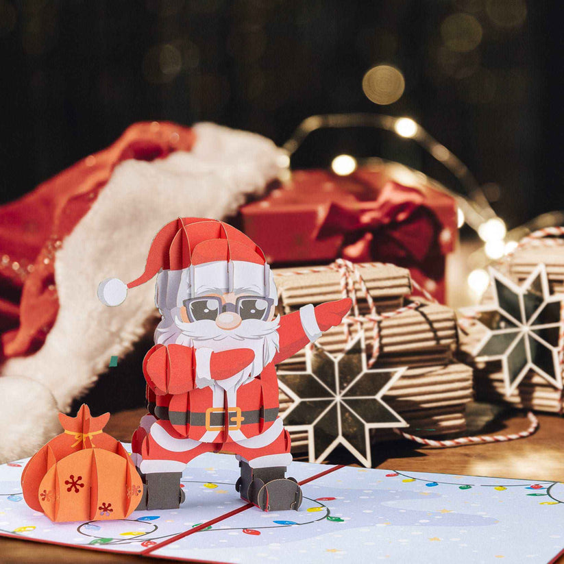 Dancing Santa Pop Up Christmas Card – Paper Love