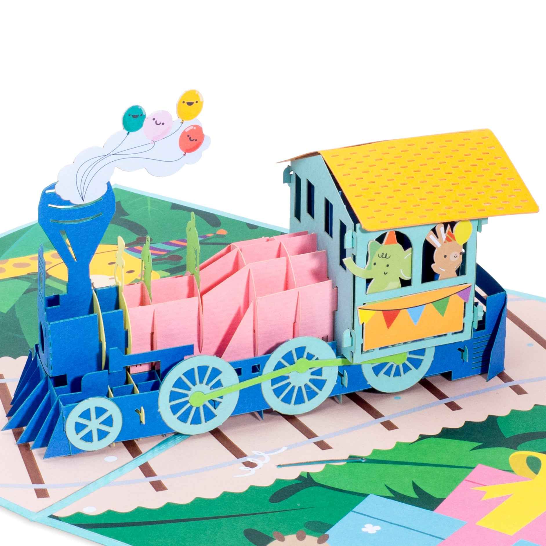 Train Out Of Paper Making
